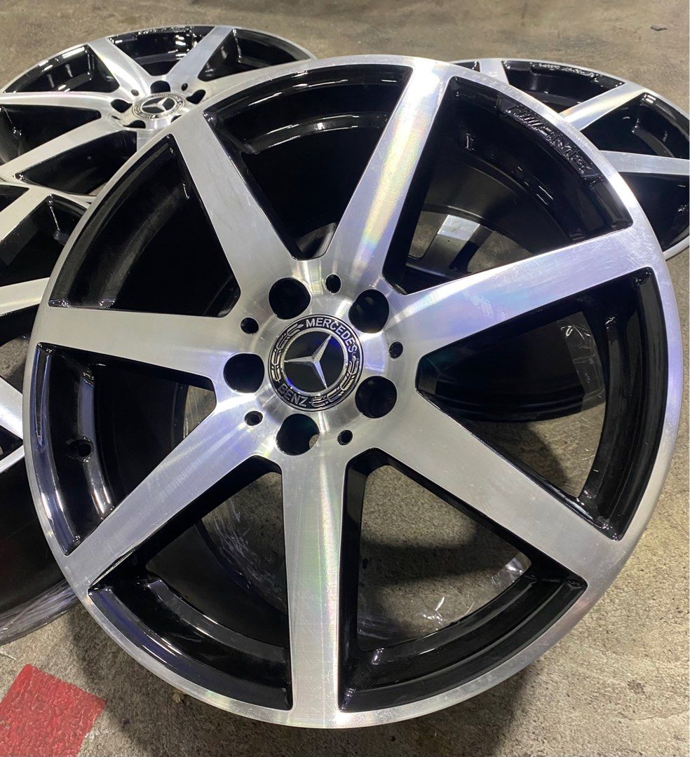 18" Mercedes Original AMG Staggered Used Rim, Car Accessories, Tyres ...