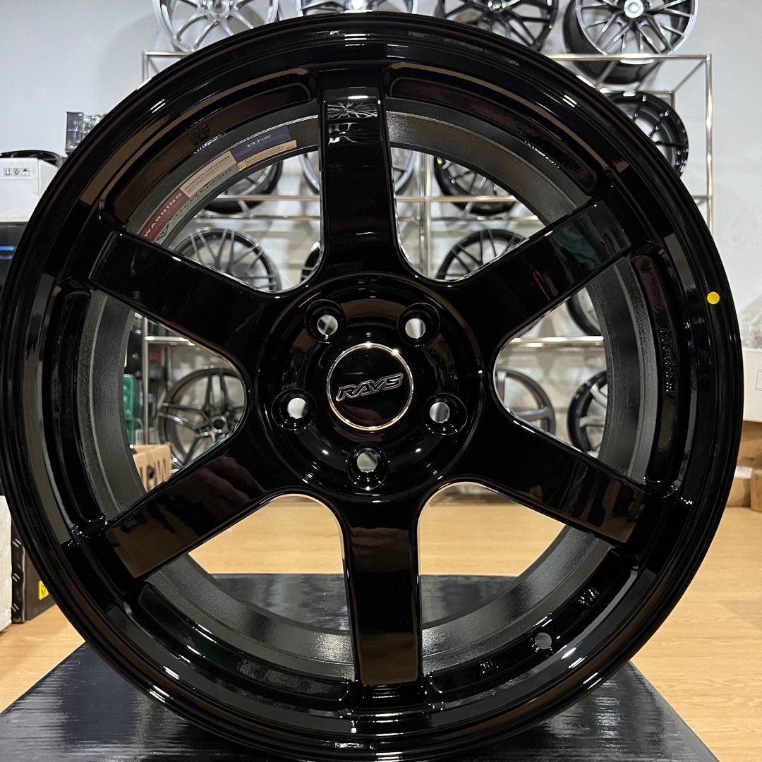 18” Rays Te37 Design Flowforming Sport Rim , Car Accessories, Tyres ...