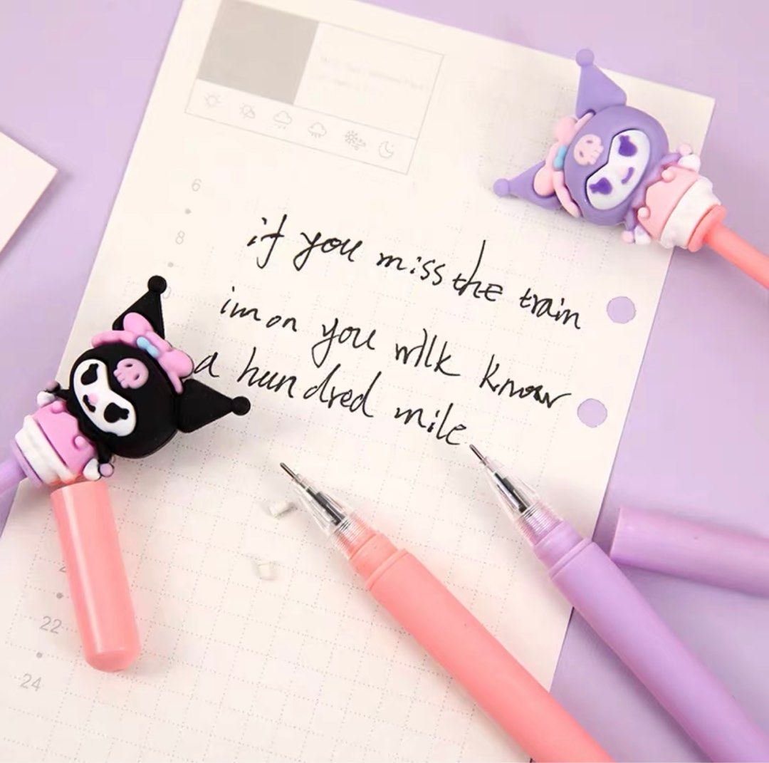 4pcs Kuromi soft rubber shaking pen, Hobbies & Toys, Stationery & Craft ...