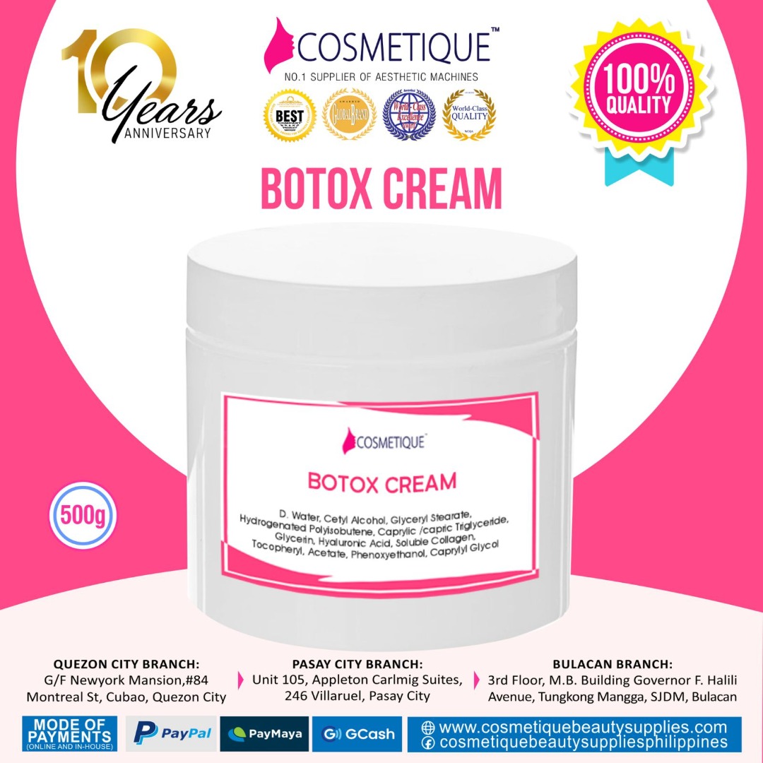 500g Botox Cream, Beauty & Personal Care, Face, Face Care on Carousell
