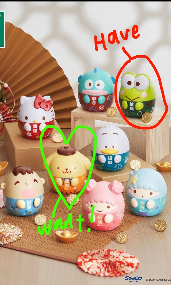 7-11 Sanrio Coin Bank Keroppi, Hobbies & Toys, Toys & Games on Carousell