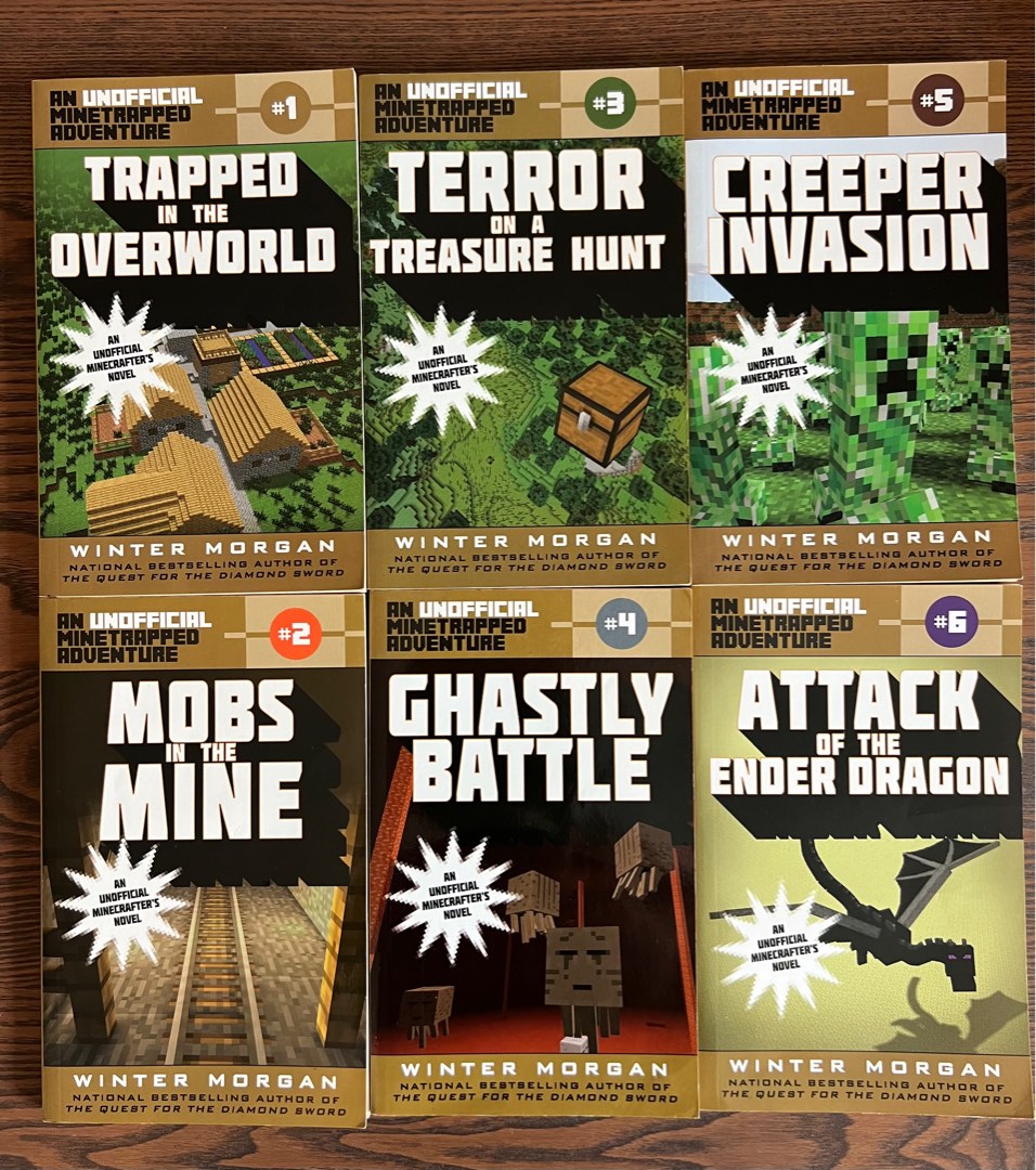 Minecraft: An Unofficial Minetrapped Adventure Books 1-6, Hobbies ...