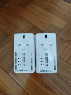 Aztech HomePlug Powerline Network Adapter, Computers & Tech, Parts ...