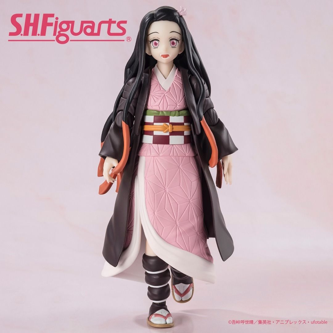 Bandai S.H.Figuarts - SHF Nezuko Kamado - Demon Slayer, Hobbies & Toys ...