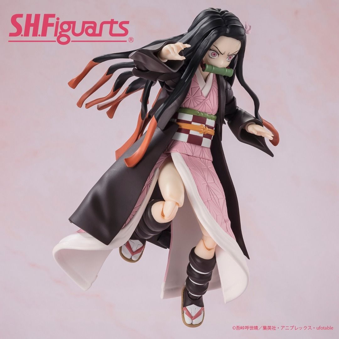 Bandai S.H.Figuarts - SHF Nezuko Kamado - Demon Slayer, Hobbies & Toys ...