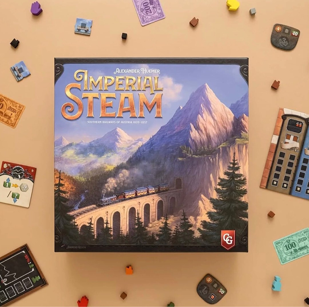 Board Game- Capstone Games: Imperial Steam Board Game (Multicolour ...