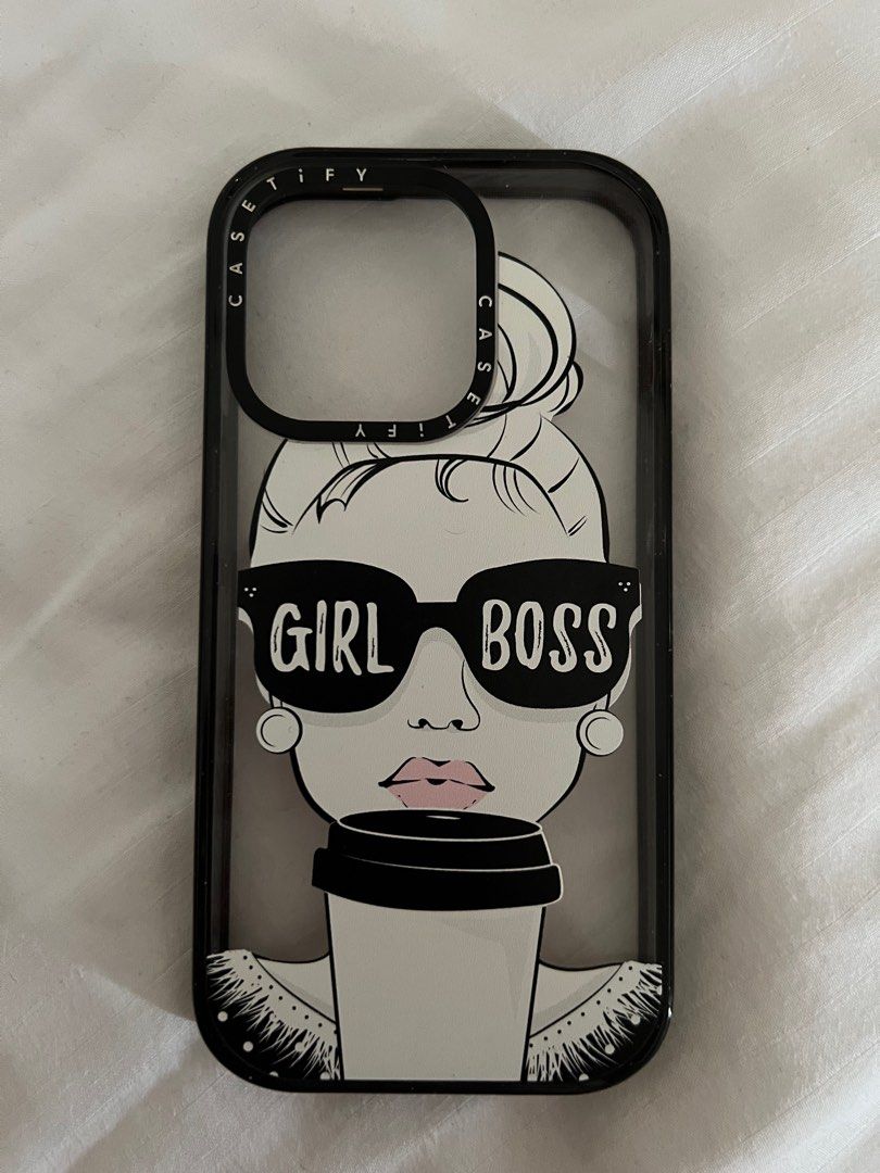 Casetify girl boss case for Iphone 14 pro, Mobile Phones & Gadgets ...
