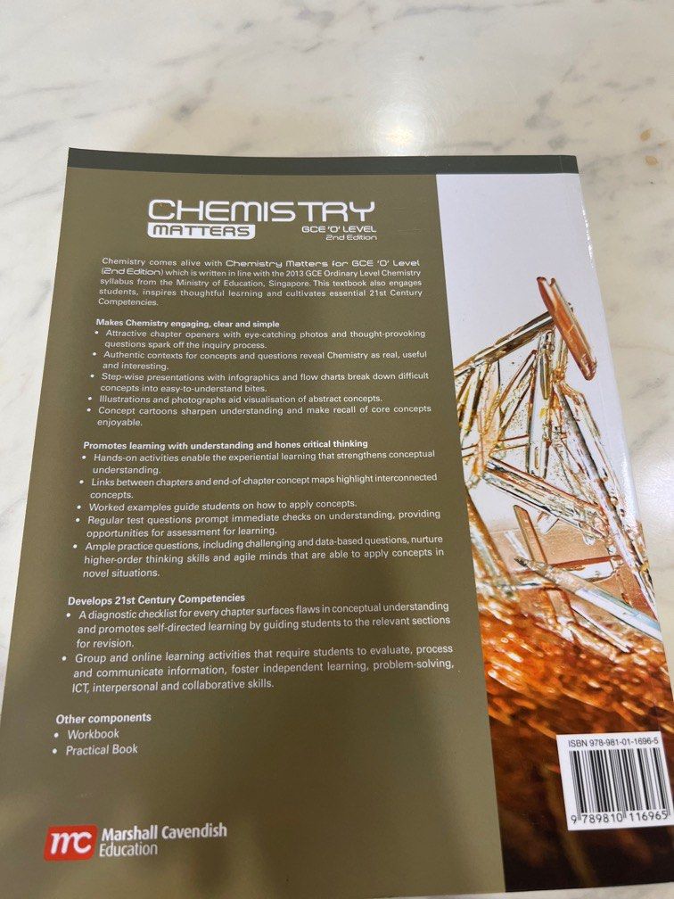 Chemistry Matters Textbook GCE O level, Hobbies & Toys, Books ...