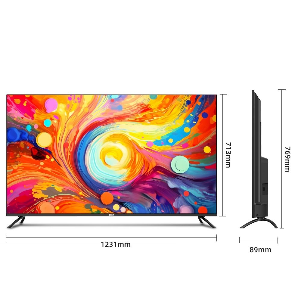 CHiQ U55G7P/G7N 4K UHD Android 11 Smart TV |55 inch | Google TV ...