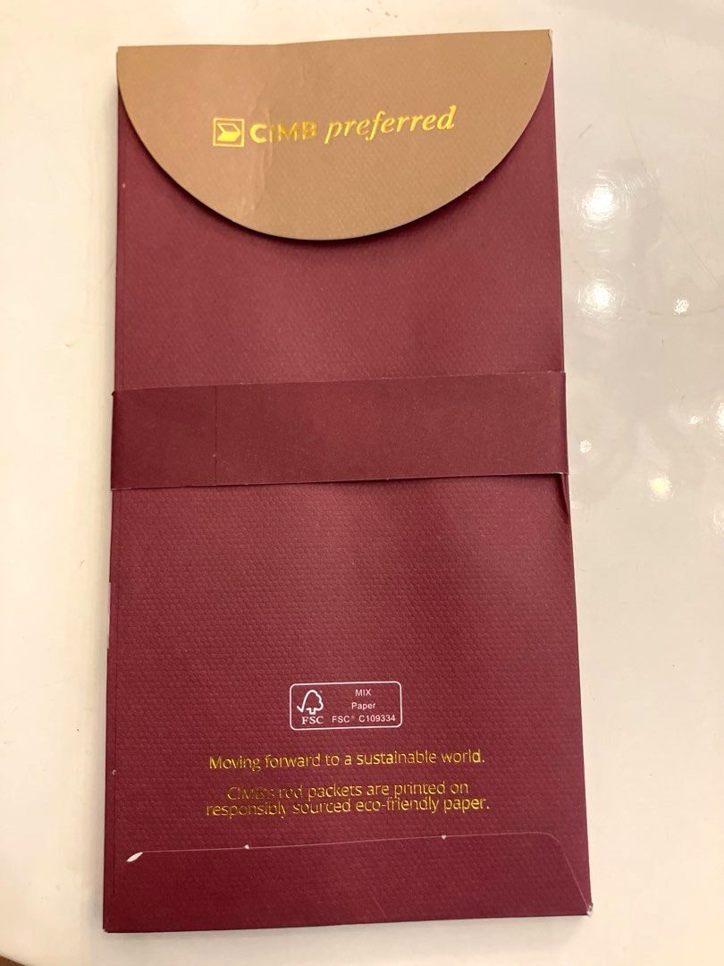 CIMB 2024 Red Packet CNY Ang Pao (8 pcs), Hobbies & Toys, Stationery ...