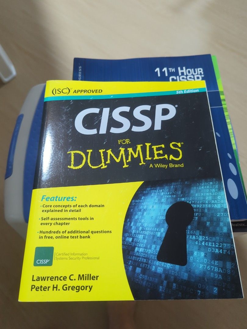 CISSP for Dummies (cyber security textbooks), Hobbies & Toys, Books ...