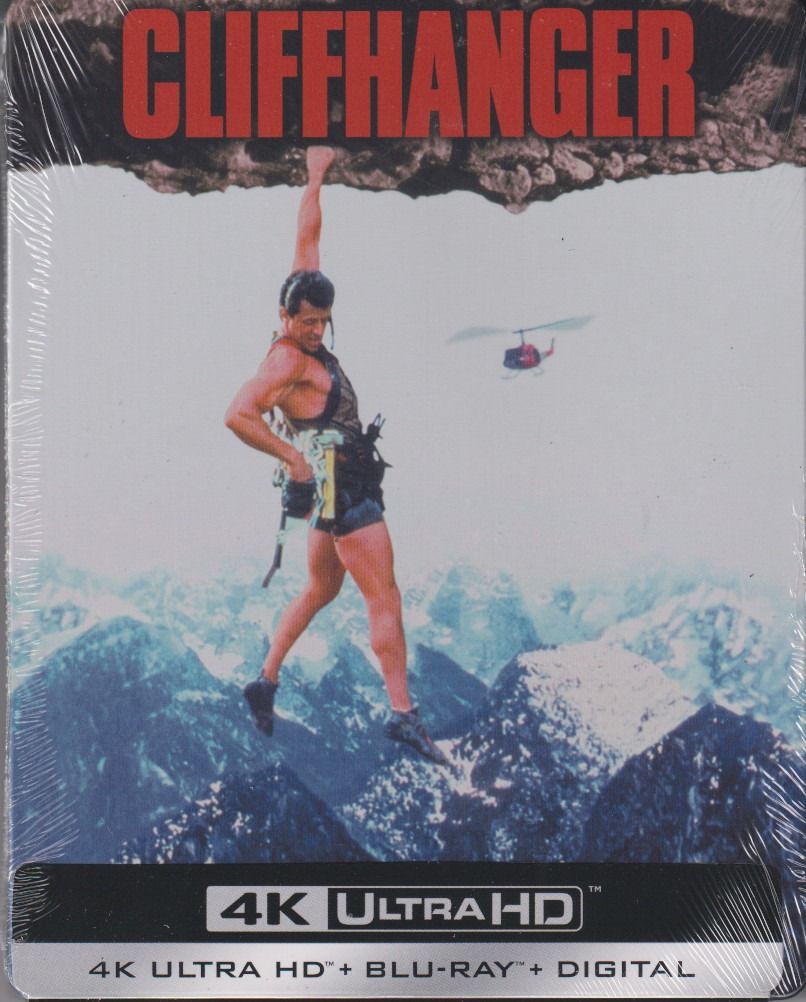 Cliffhanger 4k Steelbook (30th Anniversary Edition) Blu ray / Bluray ...