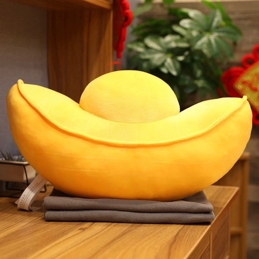 CNY 2024 Gold Ingot Plush Toy | Gong Xi Fa Cai 恭喜发财 Gold Silver Ingot ...