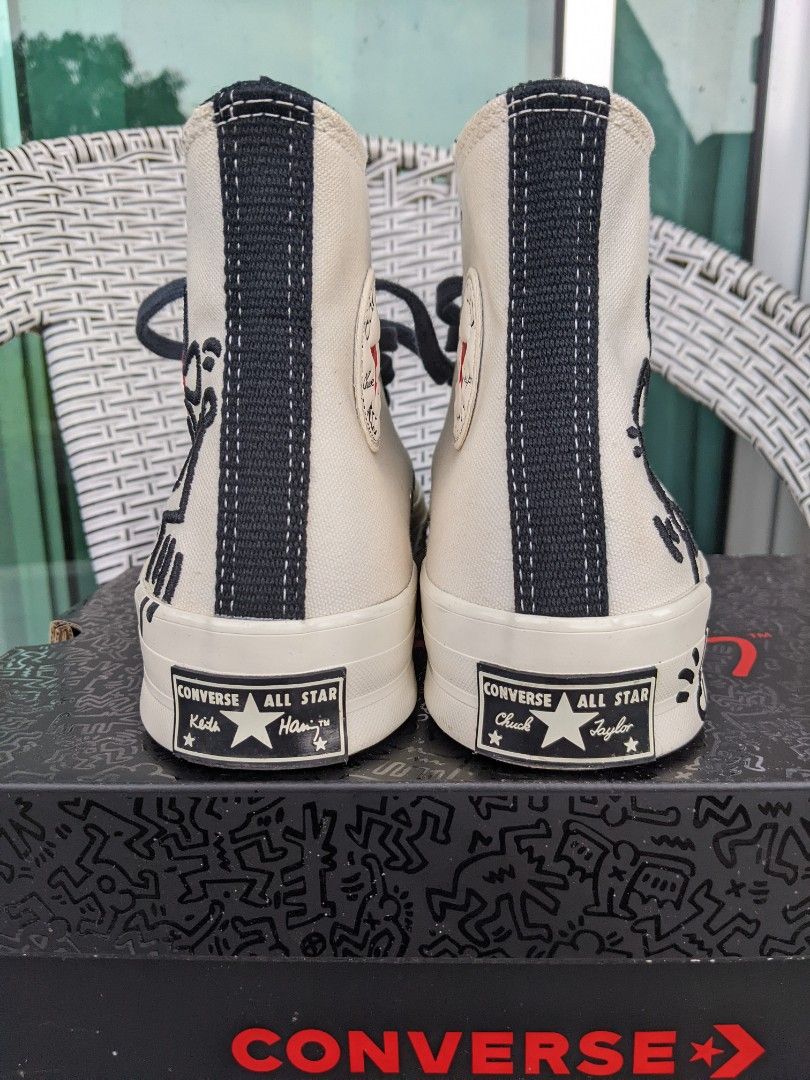 Converse x keith haring, Men's Fashion, Footwear, Sneakers on Carousell