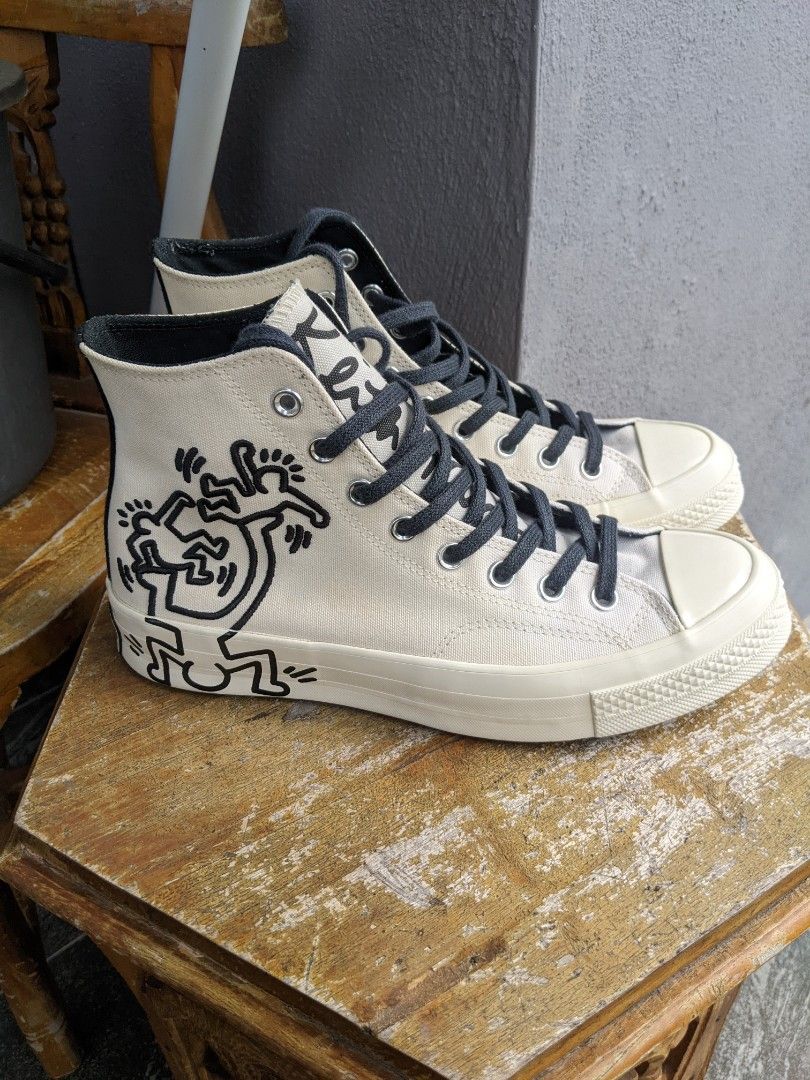 Converse x keith haring, Men's Fashion, Footwear, Sneakers on Carousell