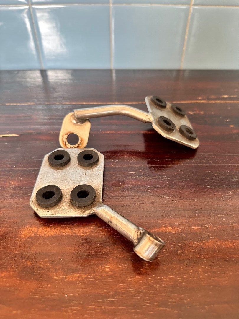 Custom Stainless Steel IU bracket, Motorcycles, Motorcycle Accessories ...