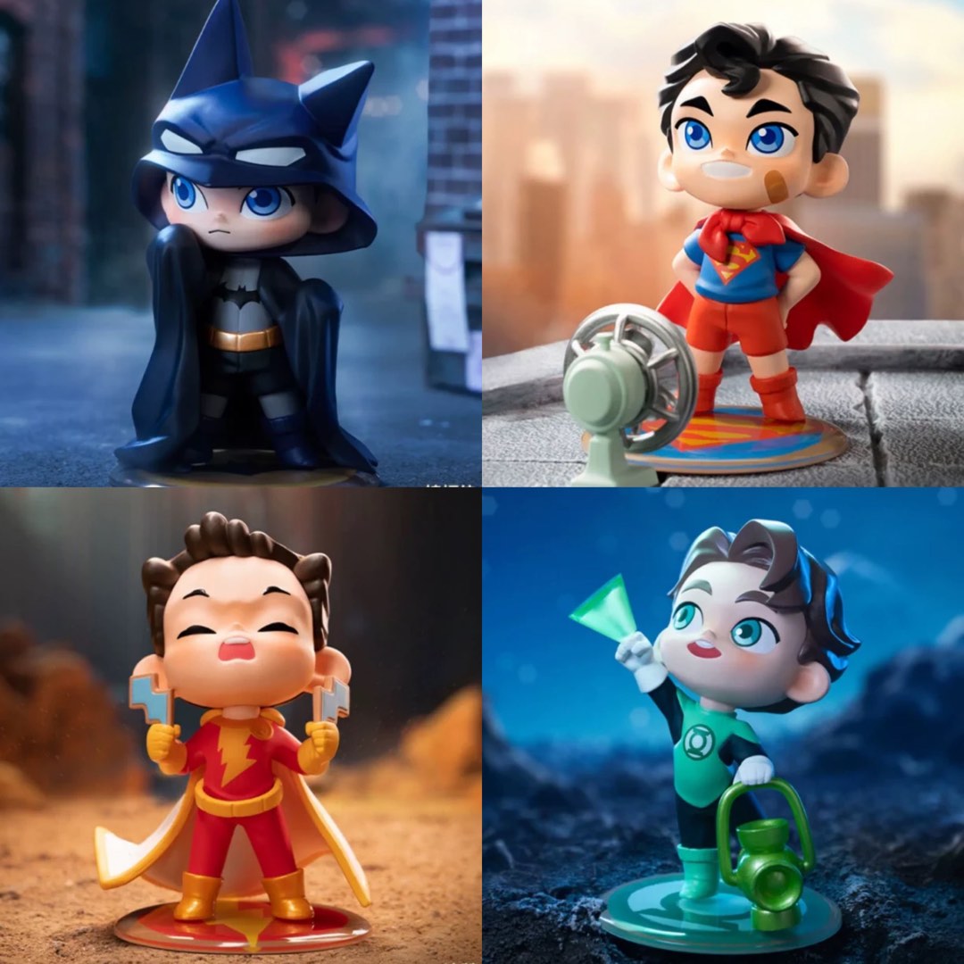 DC JUTICE OF LEAGUE Childhood POPMART / FULL SET / SINGLE BLIND BOX ...