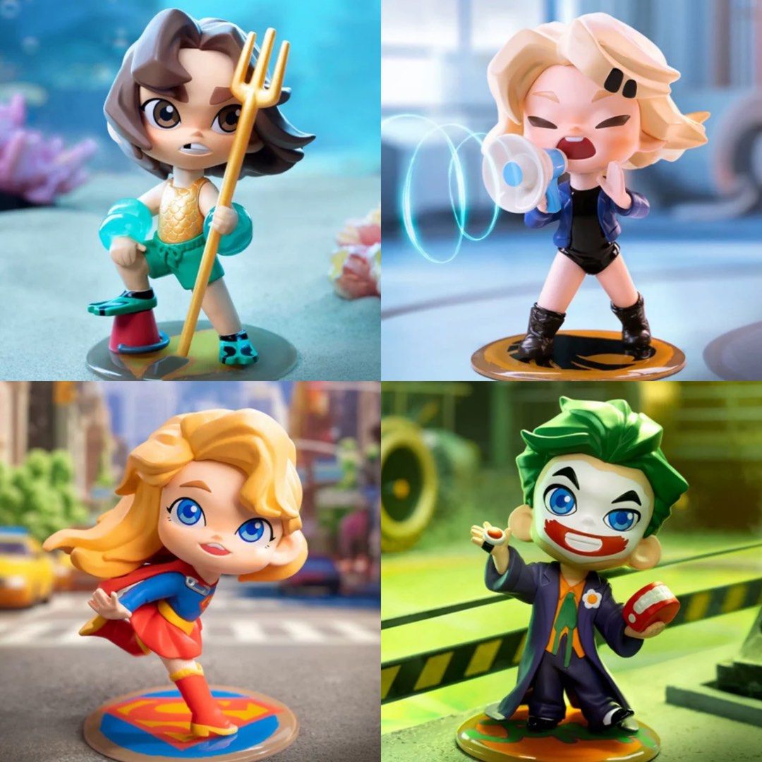DC JUTICE OF LEAGUE Childhood POPMART / FULL SET / SINGLE BLIND BOX ...