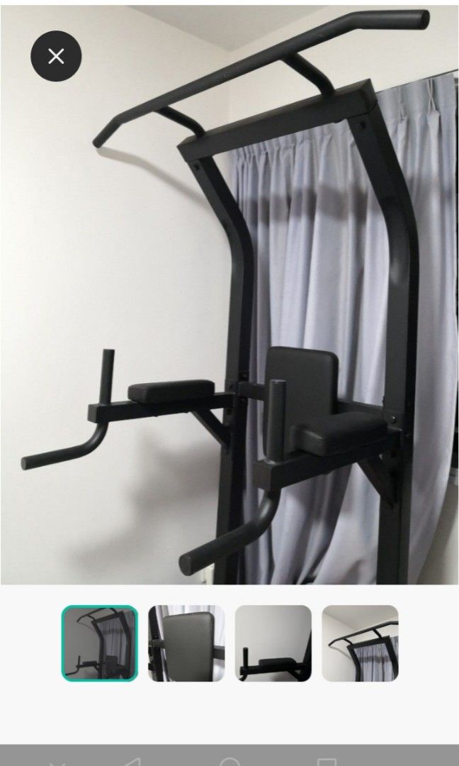 Decathlon pull up and dip station, Sports Equipment, Exercise & Fitness ...