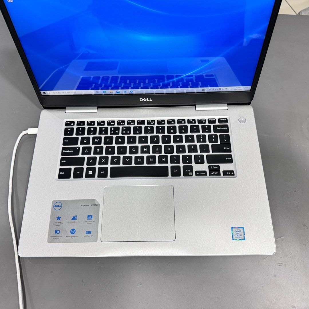 Dell inspiron 15 P70F i7-8550U 8+128GB+1000TB 香港行完美靚機換新電池比你鋪頭開單保障全原裝正品 ...