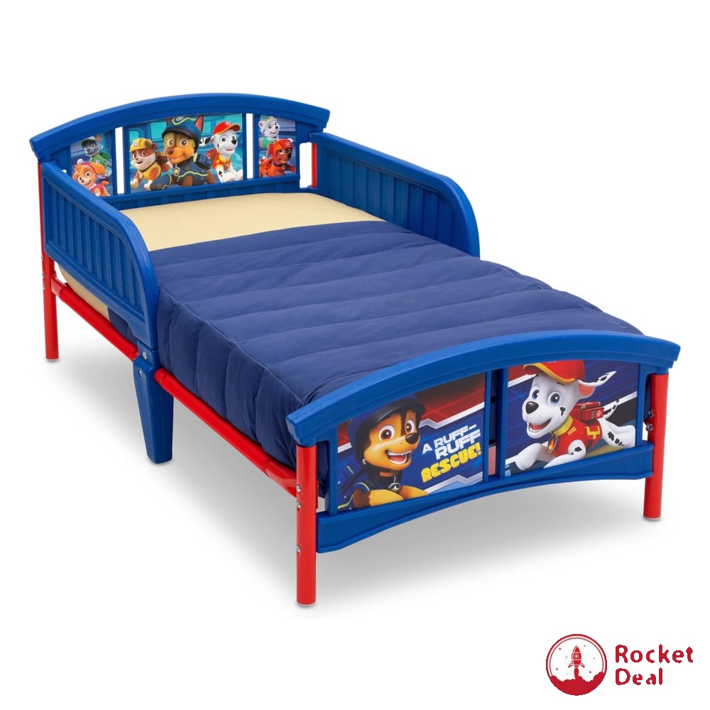 Delta Children Plastic Toddler Bed, Nick Jr. PAW Patrol (Paw Patrol ...