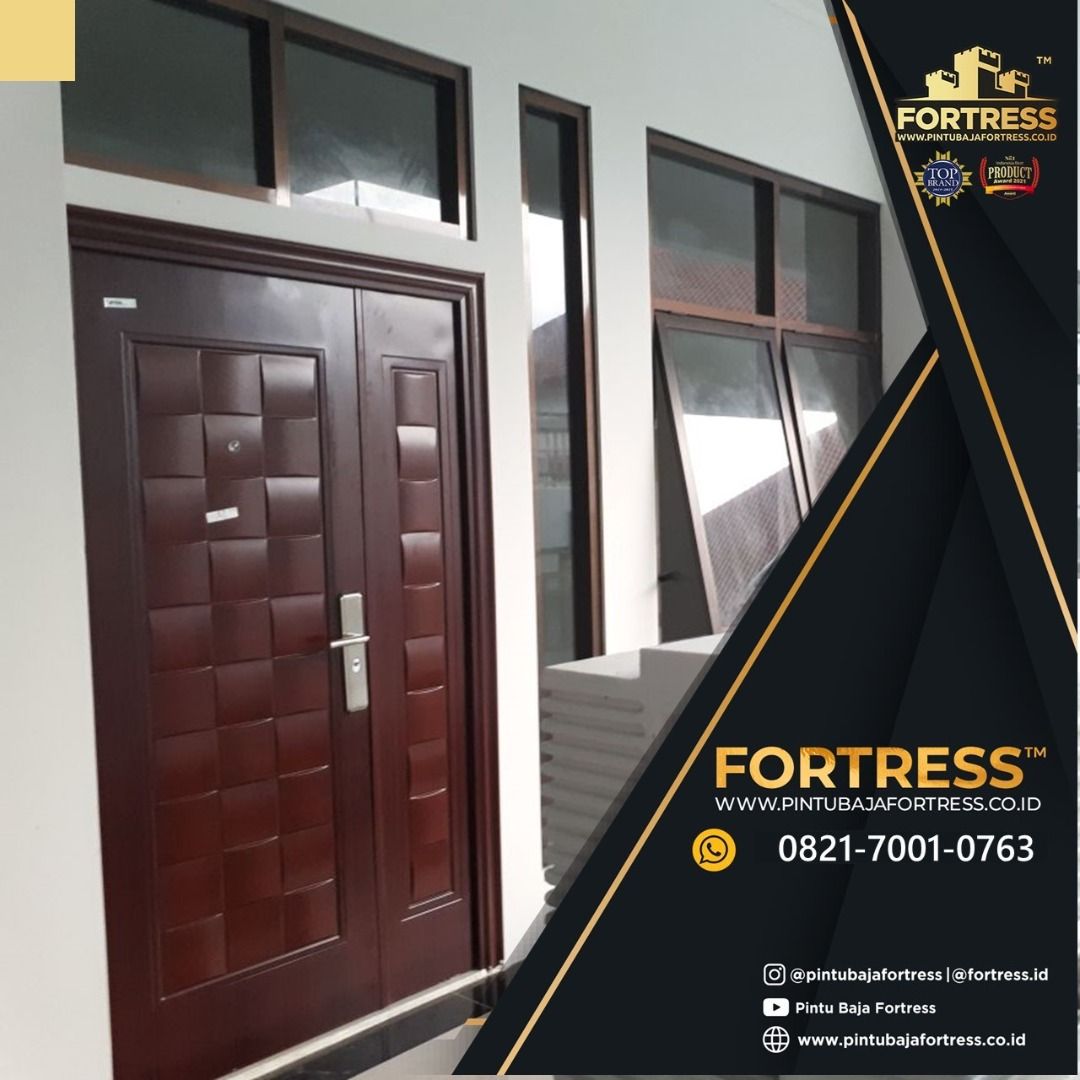 ESTETIK..!! WA 0821 7001 0763 (FORTRESS) Harga Pintu Besi Baja Di ...