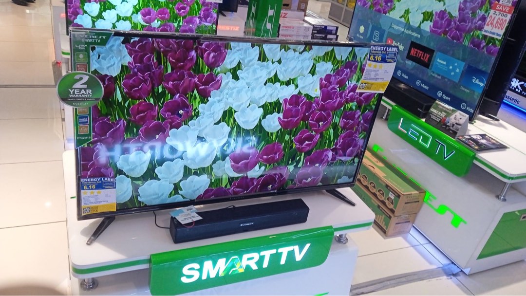 EVEREST SMART TV ET32A06S ET42M1S ET50F7BTS ET55F7BTS ET32A06, TV ...