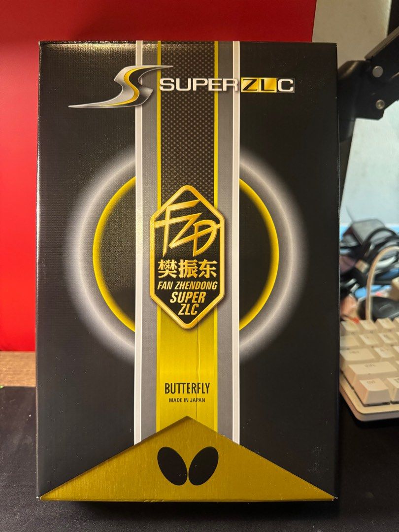 fan zhendong super zlc -fl, Sports Equipment, Sports & Games, Racket & Ball Sports on Carousell