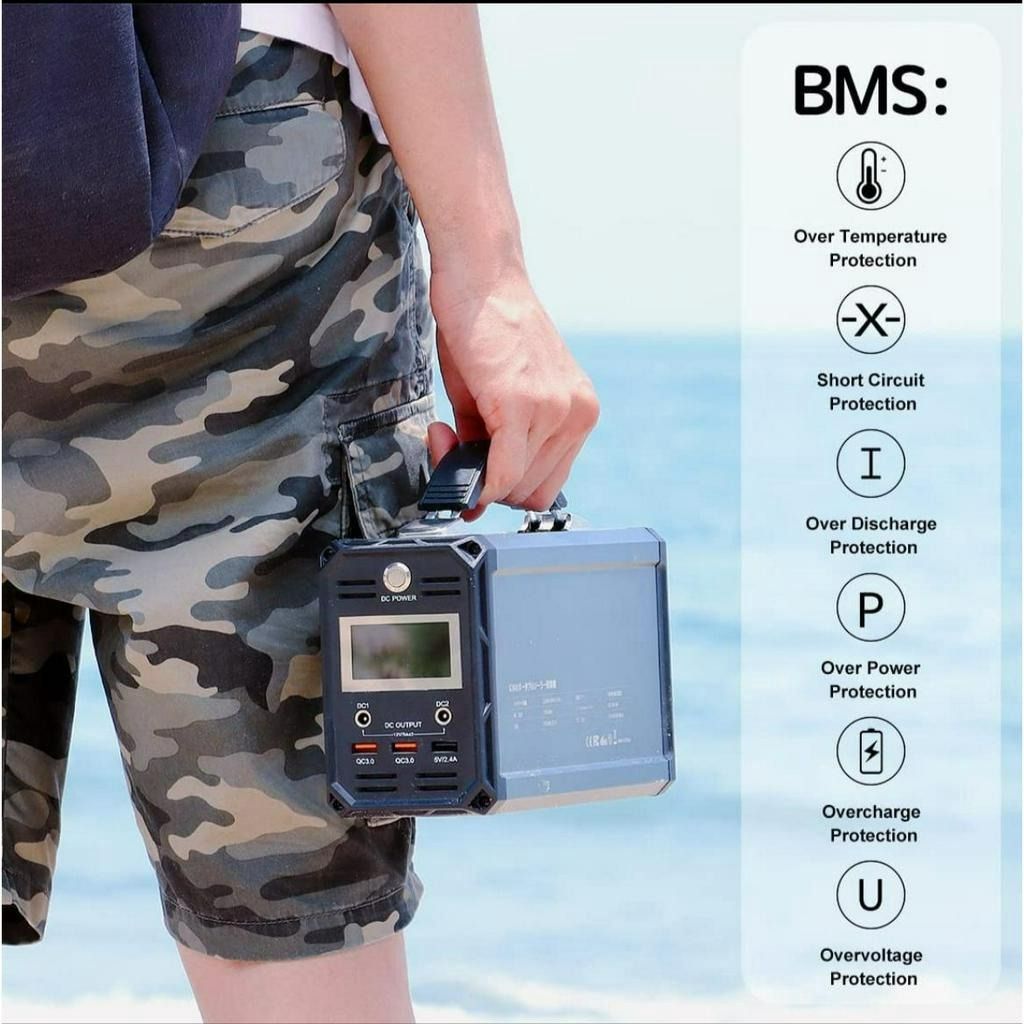 Flashfish G300 Portable Power Station and TSP60W/100W Solar Panel ...