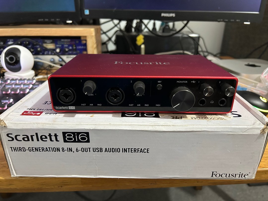 Focusrite Scarlett 8i6 (3rd Gen), Audio, Other Audio Equipment on Carousell