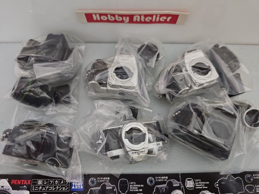 Gashapon Capsule Toy : Miniature Pentax Cameras (Complete set of 6 ...