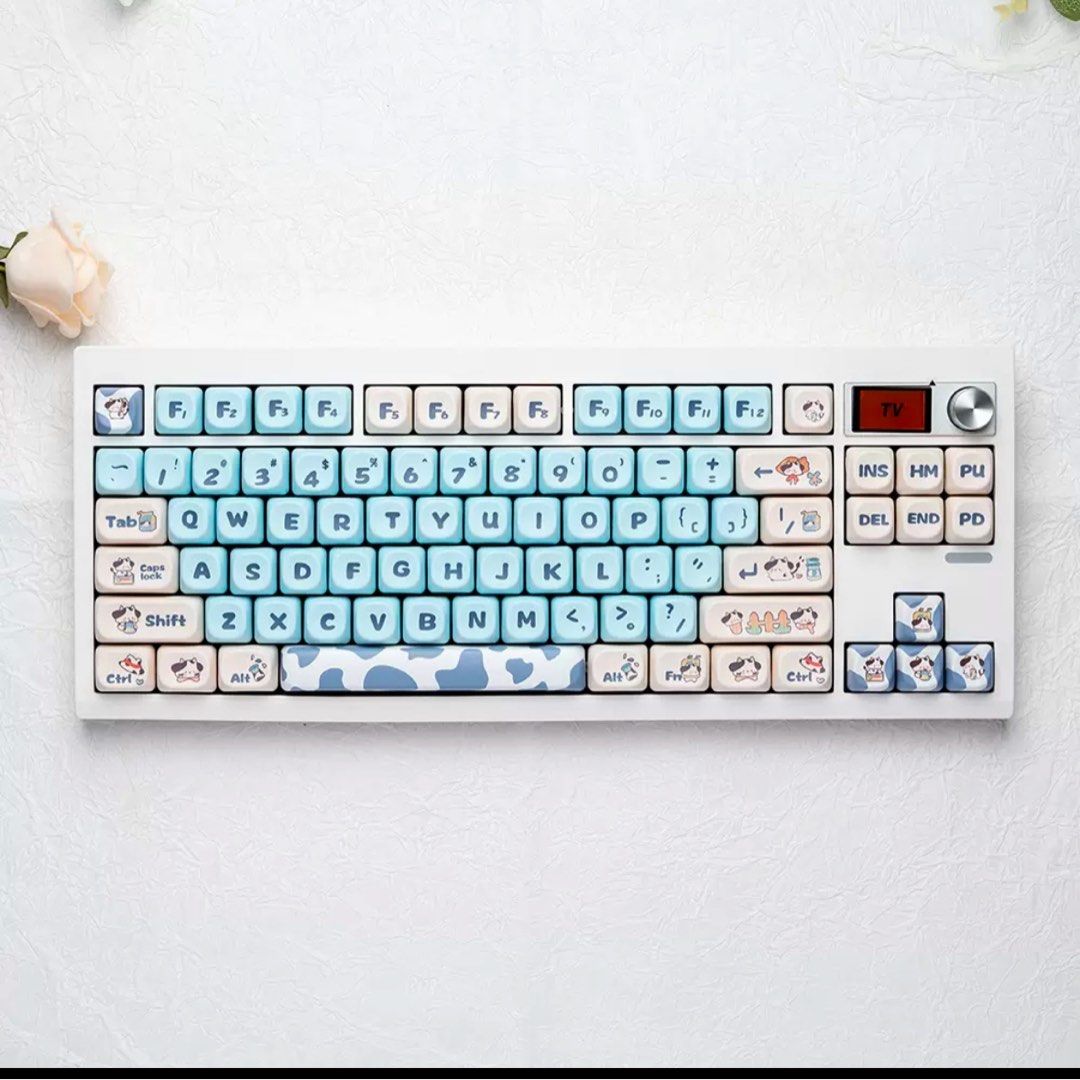 GMK87 TKL Fully built custom mechanical keyboard with XOA keycaps ...