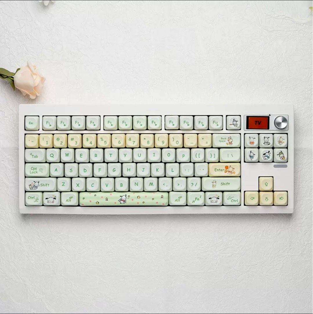 GMK87 TKL Fully built custom mechanical keyboard with XOA keycaps ...