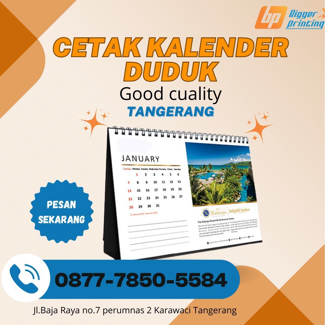 GOODCUALITY, Cetak Kalender di Neglasari. Bigger Printing Jl. Baja Raya ...