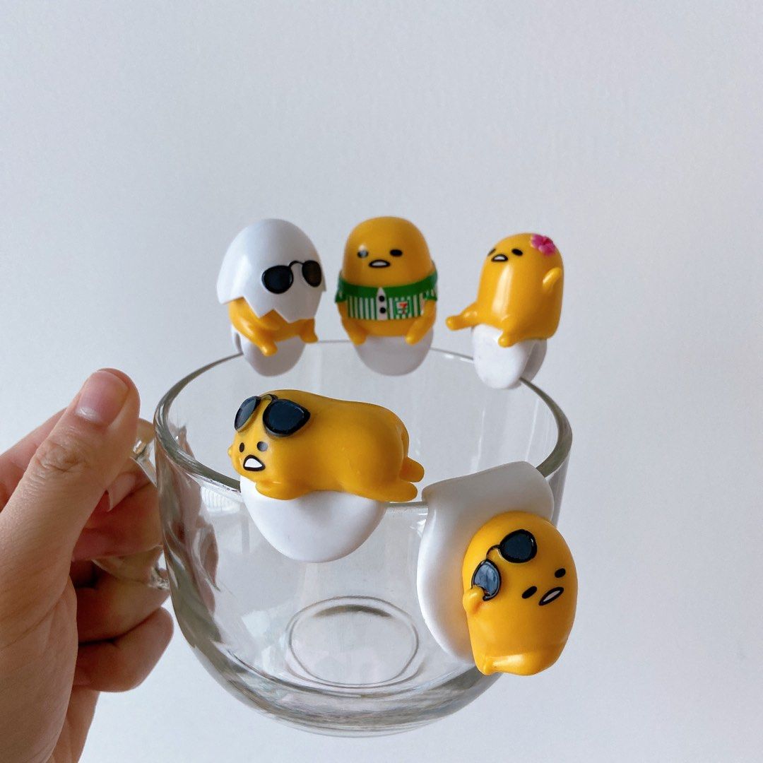 Gudetama toys 5in1 set (Display item ), Hobbies & Toys, Toys & Games on ...