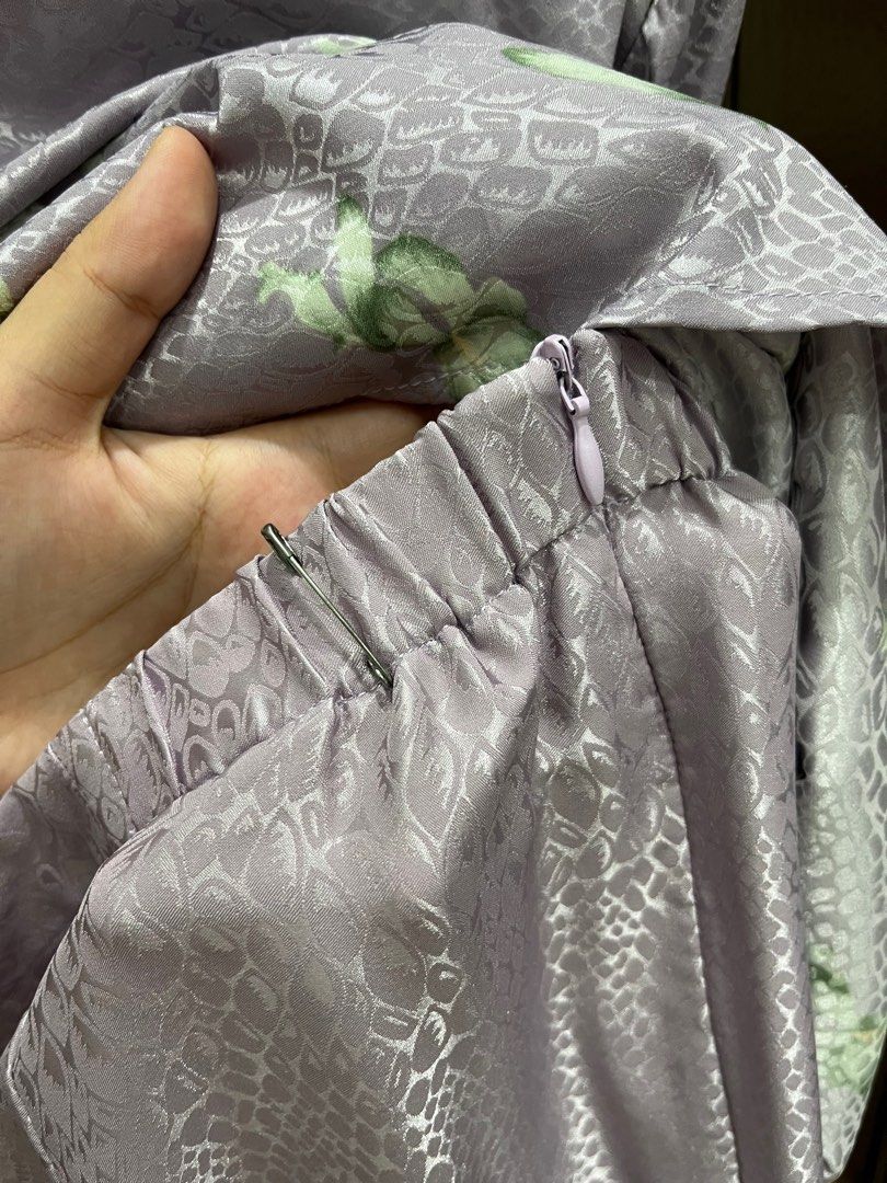 Hanis Zalikha by Jakel baju kurung lilac (real colour 2nd pic), Women's ...