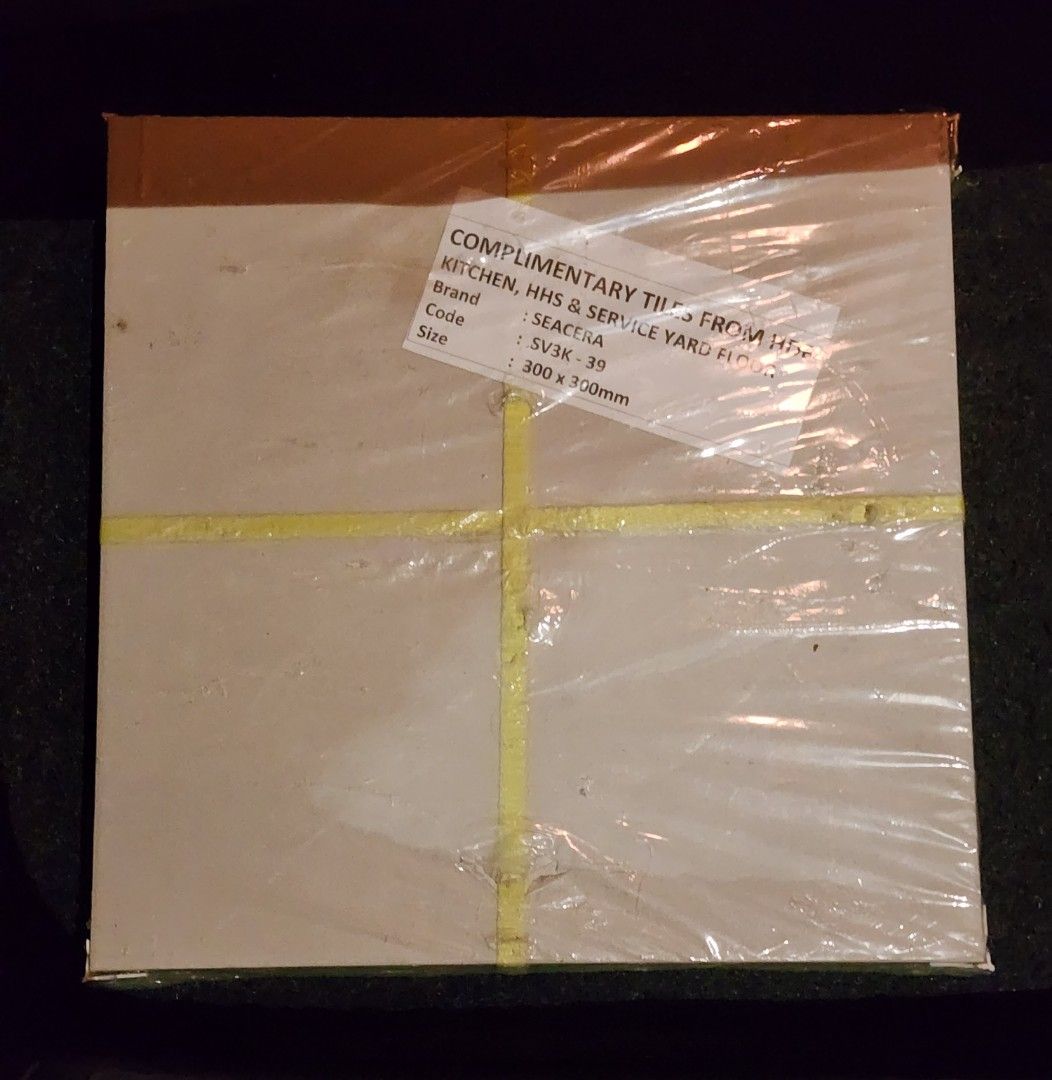 NO TRADES HDB BTO Kitchen HHS Service Yard Floor Tiles Kitchen Floor ...