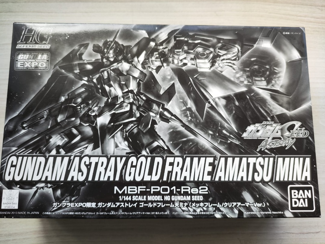 HG 1/144 GUNDAM ASTRAY Gold Frame AMATSU MINA clear color GUNDAM EXPO ...