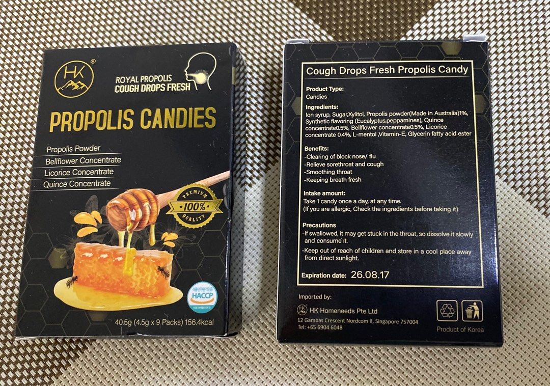 HK Propolis Candies - + bellflower, Licorice,, Quince concentrate on ...