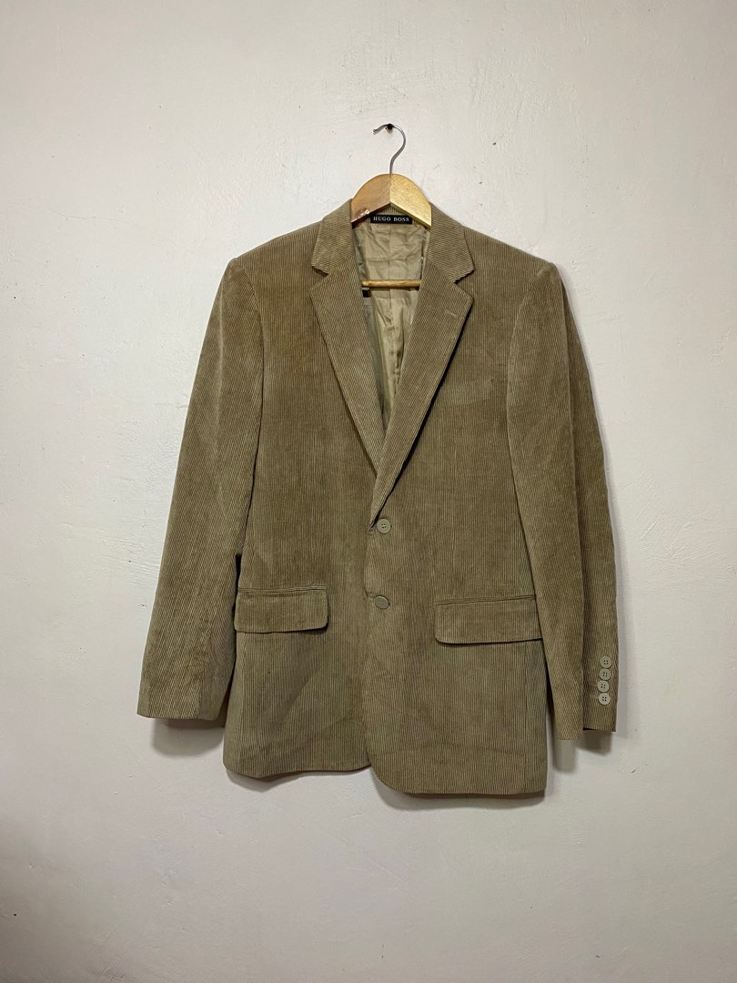 Hugo Boss Corduroy Blazer, Men's Fashion, Coats, Jackets and Outerwear ...