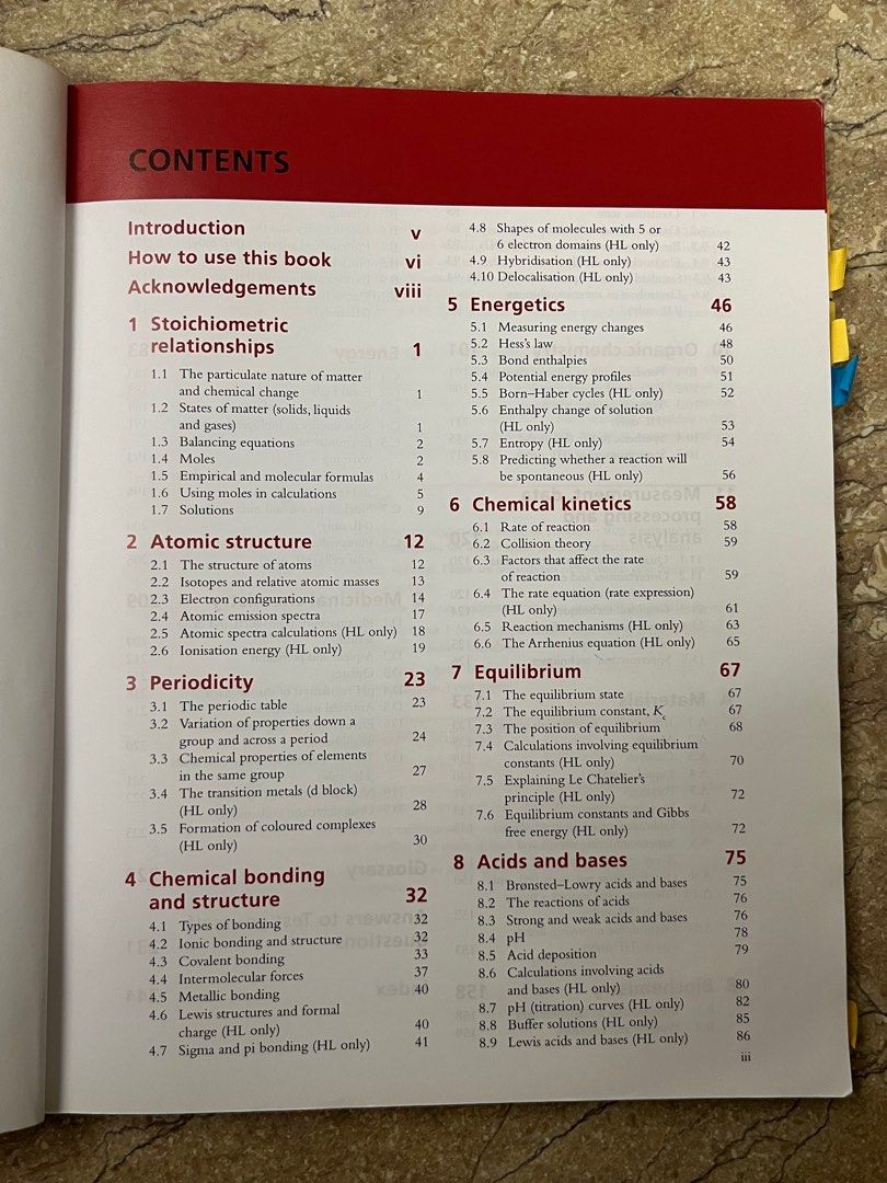 IB HL/SL Chem Cambridge Study Guide, Hobbies & Toys, Books & Magazines ...