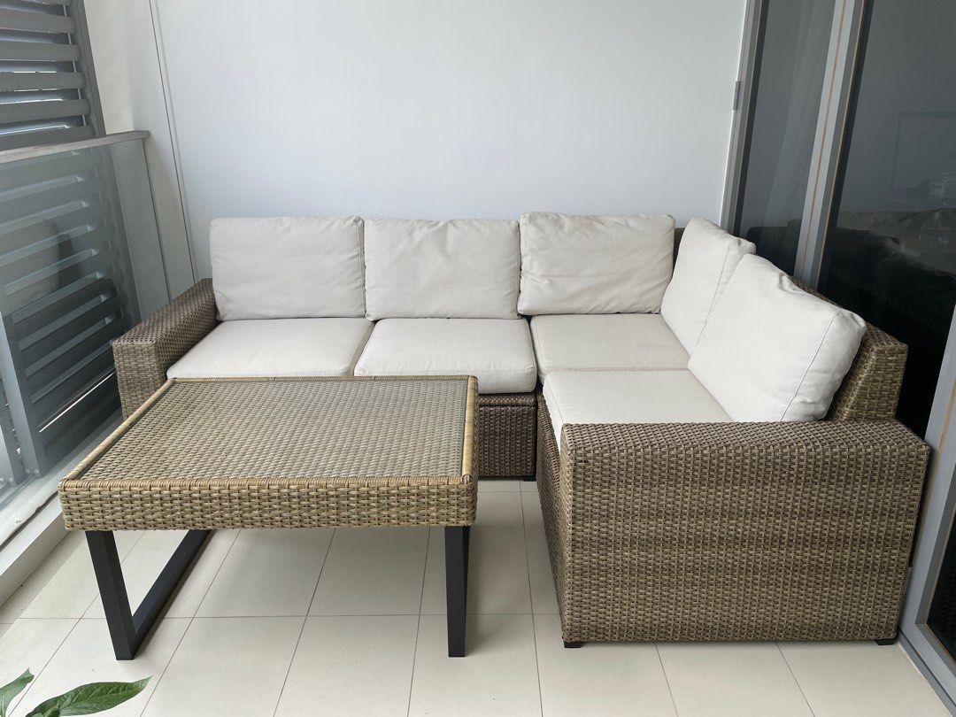 Ikea Solleron outdoor furniture set, Furniture & Home Living, Outdoor ...