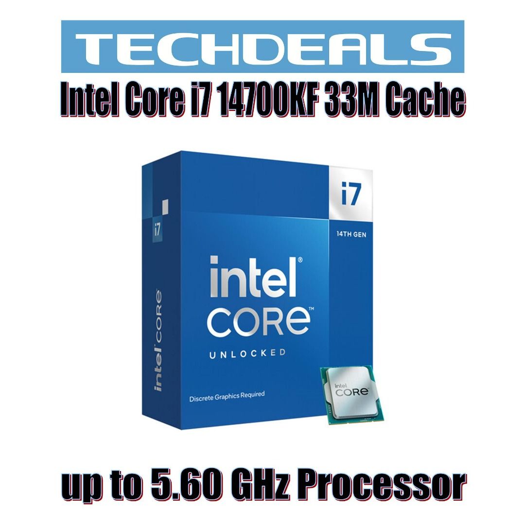 Intel Core i7 14700KF 33M Cache, up to 5.60 GHz Processor Core i7 ...