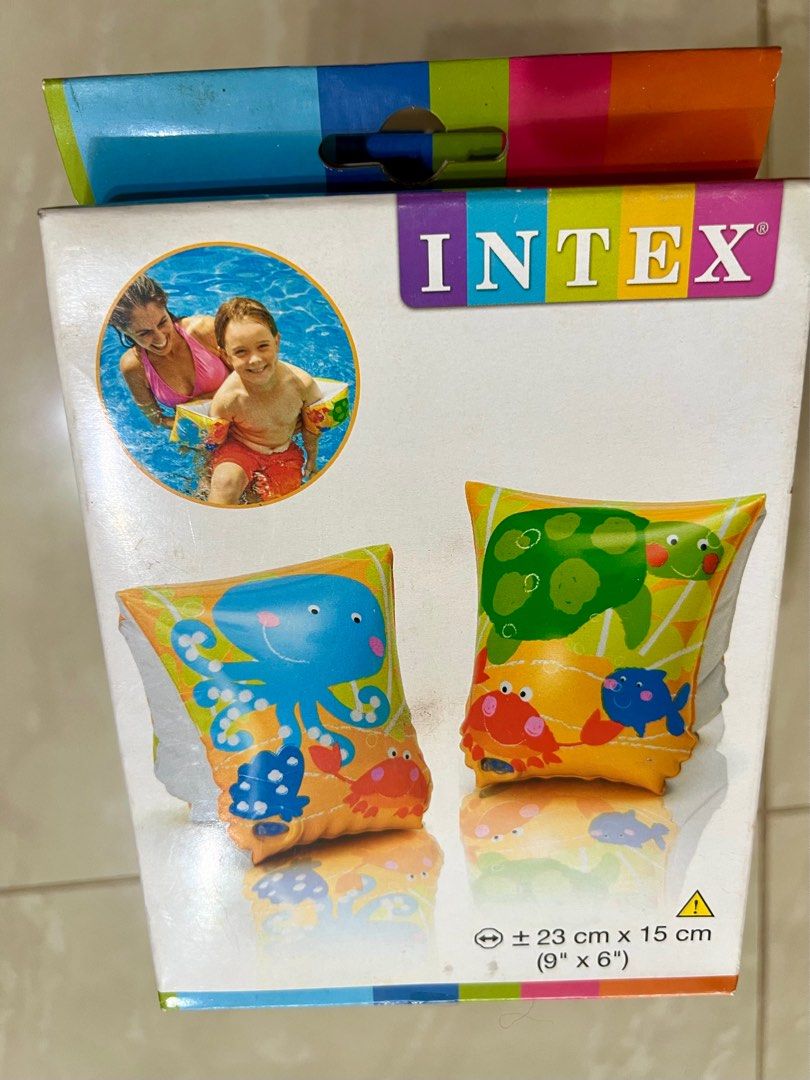 Intex Arm Float For Kids Swimming Buoys / Kids Swimming Practice Arm ...