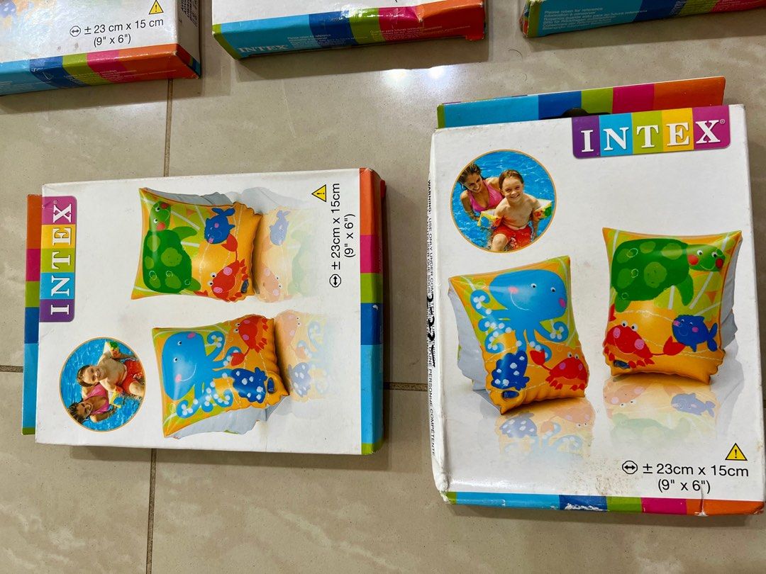 Intex Arm Float For Kids Swimming Buoys / Kids Swimming Practice Arm ...