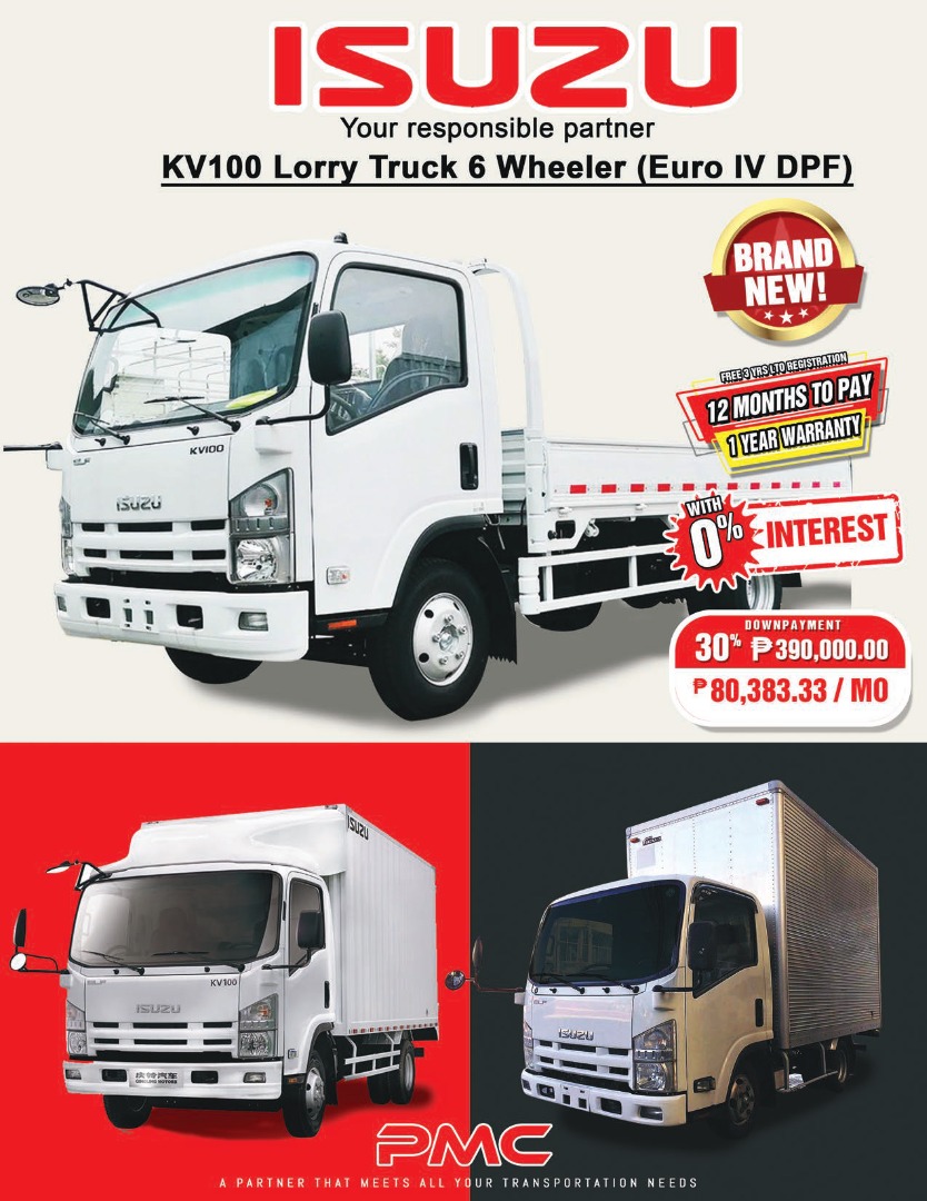ISUZU KV100 LORRY TRUCK 6 WHEELER TRUCK EURO IV DPF, Everything Else ...