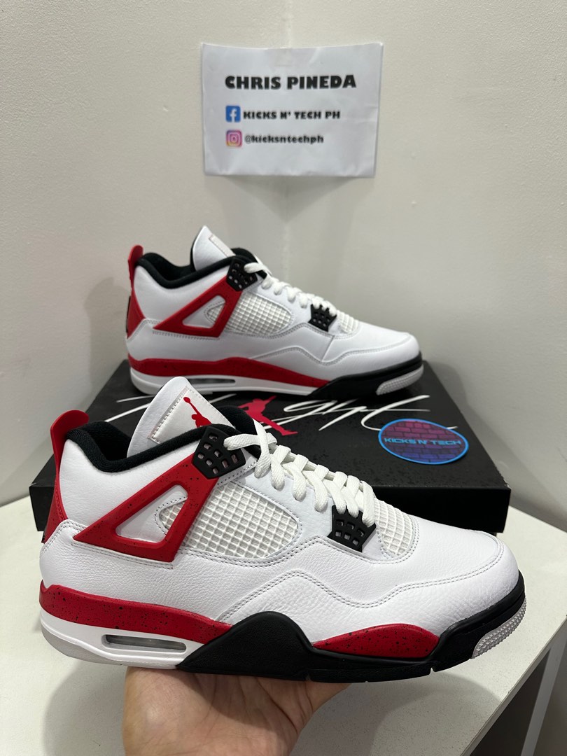 Jordan 4s, Men's Fashion, Footwear, Sneakers on Carousell