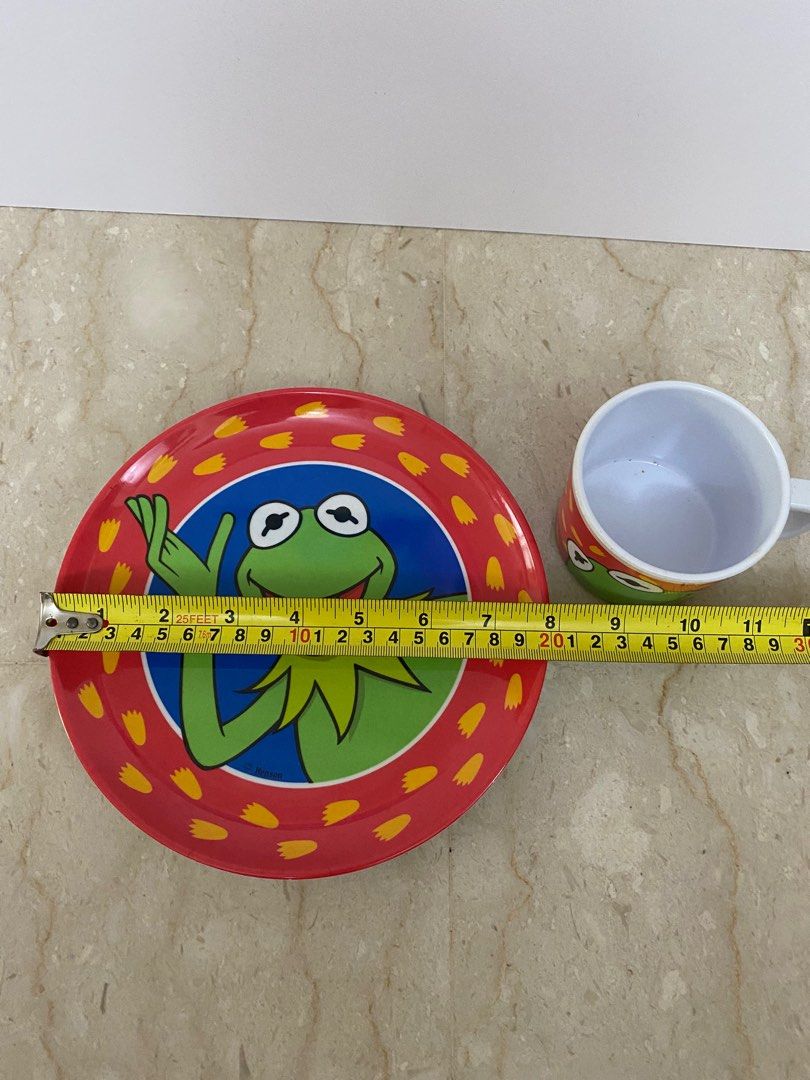 Kermit the Frog Plates and Cups, Furniture & Home Living, Kitchenware ...