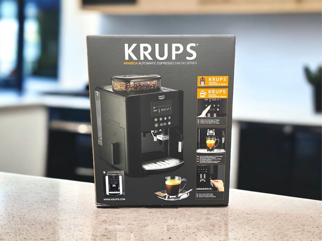 Krups Espresso Full Auto Arabica Display EA8178, TV & Home Appliances ...