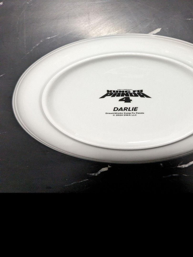 Kung Fu Panda Plate, Furniture & Home Living, Kitchenware & Tableware ...